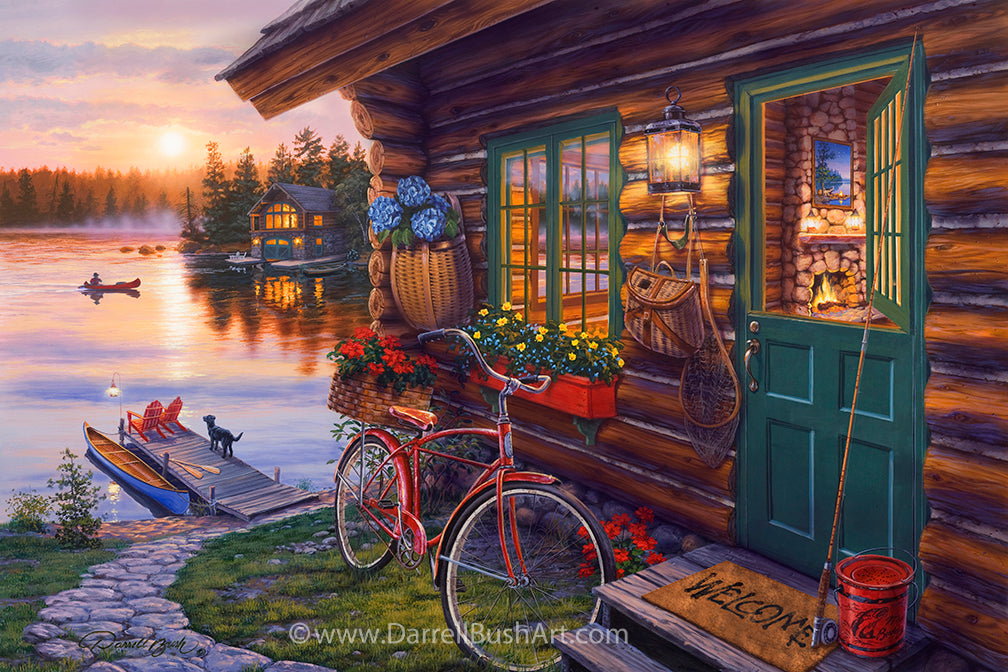 Cabins – Darrell Bush Art