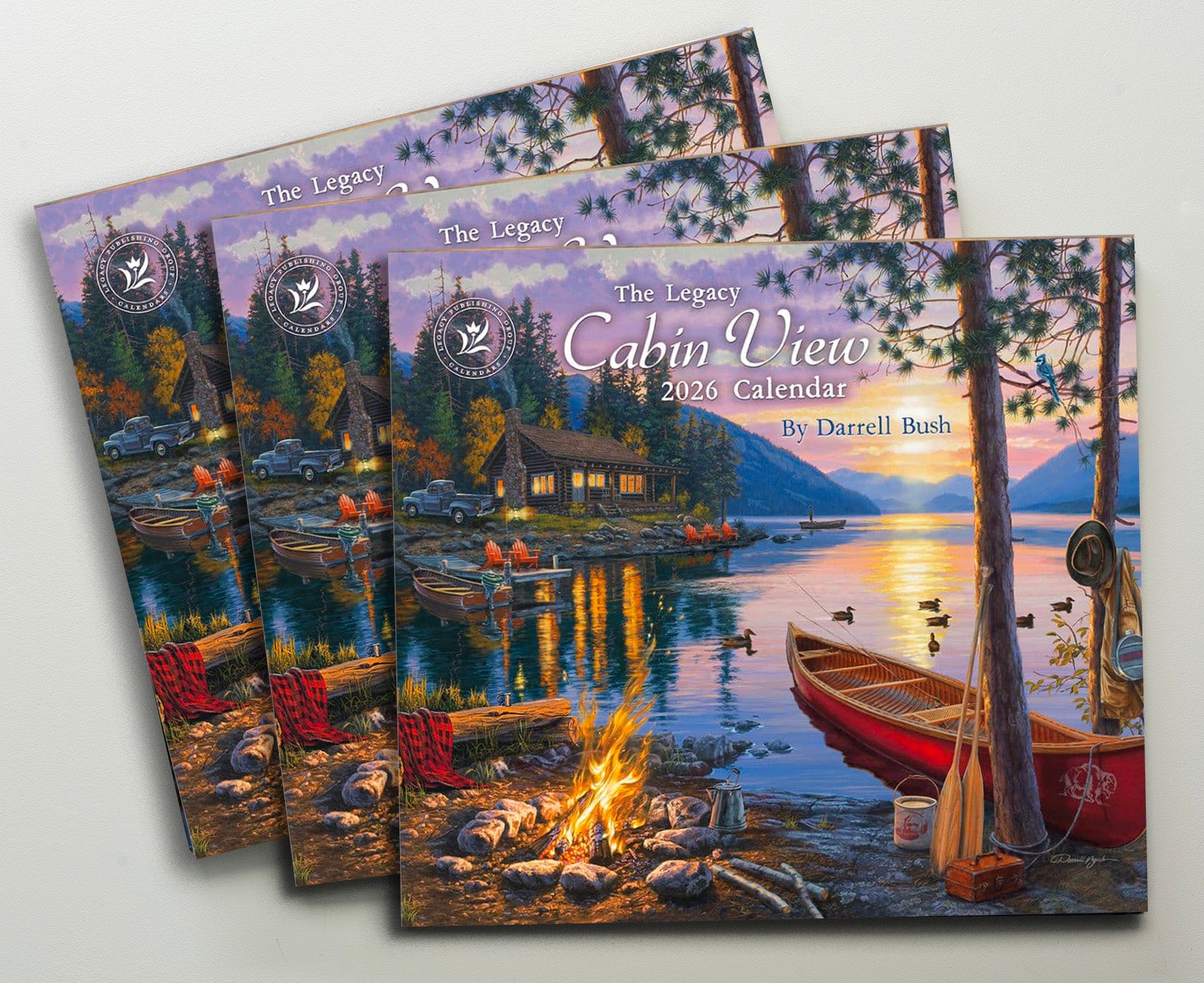 Buy Multiple and Save | 2026 Cabin View Calendar (Copy) – Darrell Bush Art